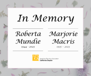 In Memoriam: Honoring Marjorie Macris and Roberta Mundie - American ...