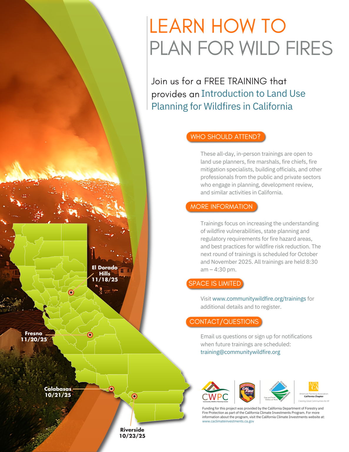 Land Use Planning for Wildfires: 2025 Trainings - American Planning ...